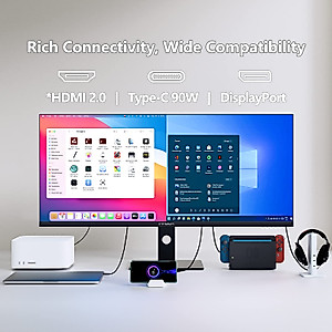 INNOCN 40C1R Ultrawide Monitor 40" WQHD 3440 x 1440p 144Hz Monitor AMD FreeSync Premium HDR400 21:9 Computer Gaming Monitor 95% DCI-P3 500Nits IPS USB Type-C HDMI Tilt/Height Adjustable, Mountable