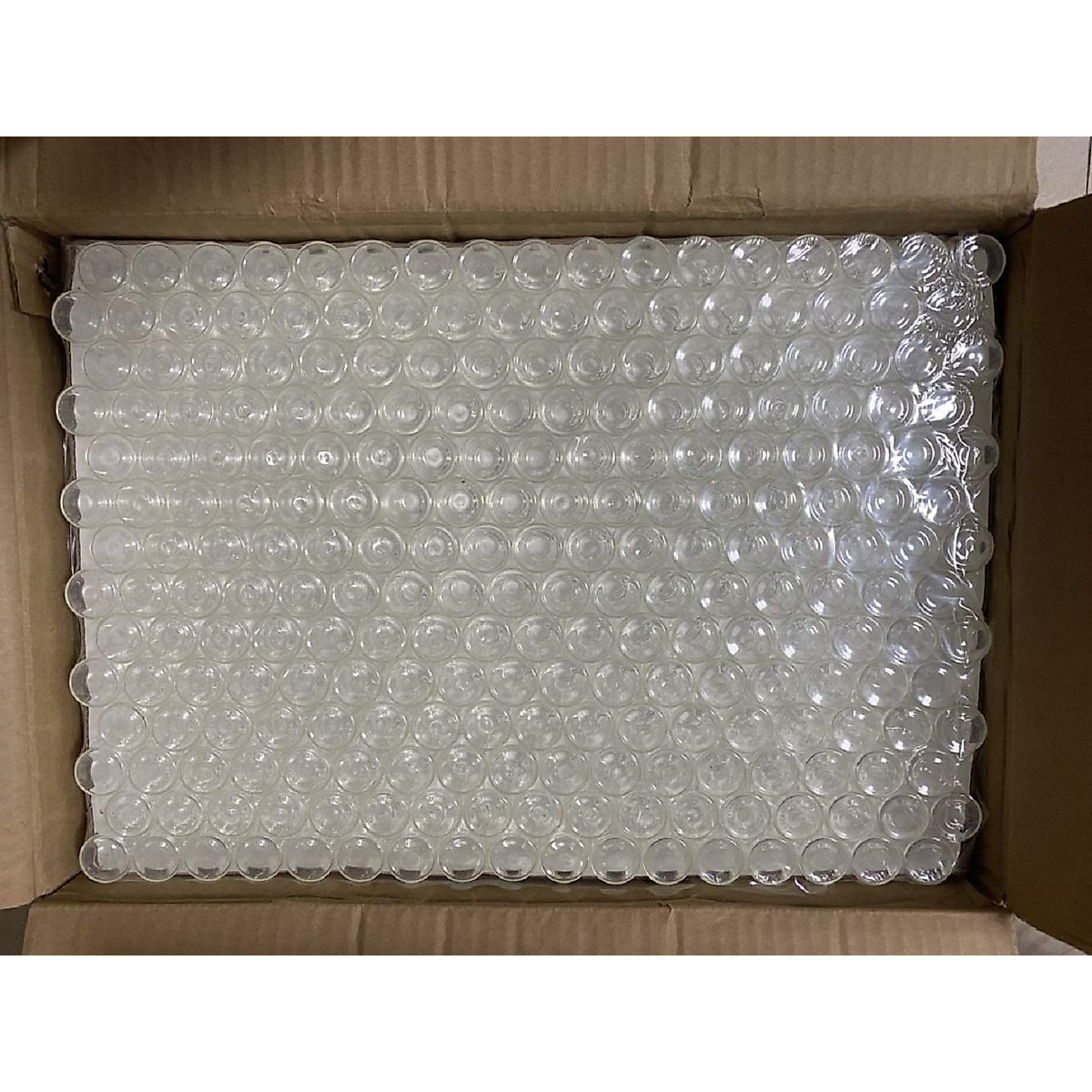 10ml Sample Vials Pack of 154 pcs-24x45mm Glass Transparent Bottom headspace Sample Bottles, chamfered Surface Treatment