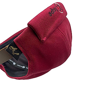 Croogo Unisex Rolled Cuff Harbour Hat Casual Lovers Visor-Less Skullcap Beanie Hat Brimless Docker Cap,Wine Red-OG01