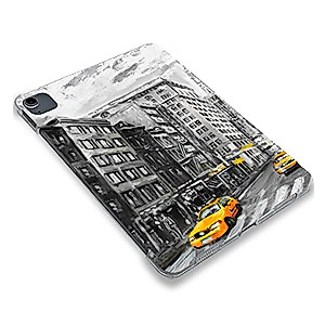 Kawaii Painting City Travel case Compatible with iPad Mini Air Pro 7.9 8.3 9.7 10.2 10.9 11 12.9 inch Pattern Cover New 2022 2021 Trifold Stand 3 4 5 6 7 8 9 Generation 306 (10.2" 7/8/9 gen)