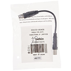 Belkin Components USB A/B Device Daisy Chain for USB Hub (6 Inches)