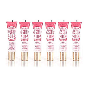 6-PACKS Kiss Broadway Clear Lip Gloss (Rosehip Oil)