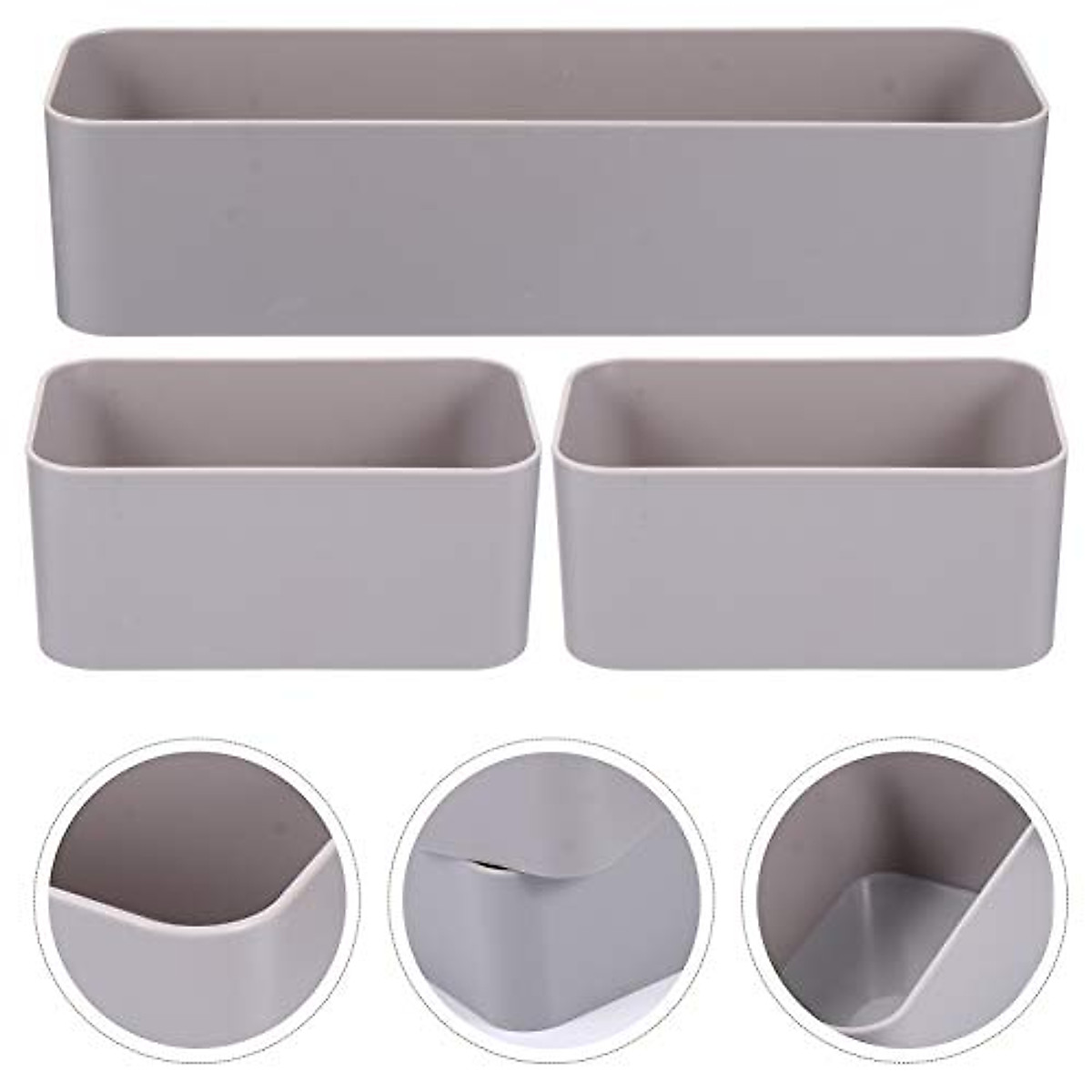 3Pcs Wall Mounted Remote Control Holder Floating Organizer Stick On Wall Shelf Non-Drilling Bathroom Storage Brackets Ledge Shelf