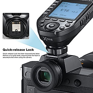Godox XProII-S TTL Wireless Flash Trigger Transmitter Compatible for Sony Cameras,2.4G 1/8000s HSS,Bluetooth Connection,New Hotshoe Locking,16 Groups and 32 Channels