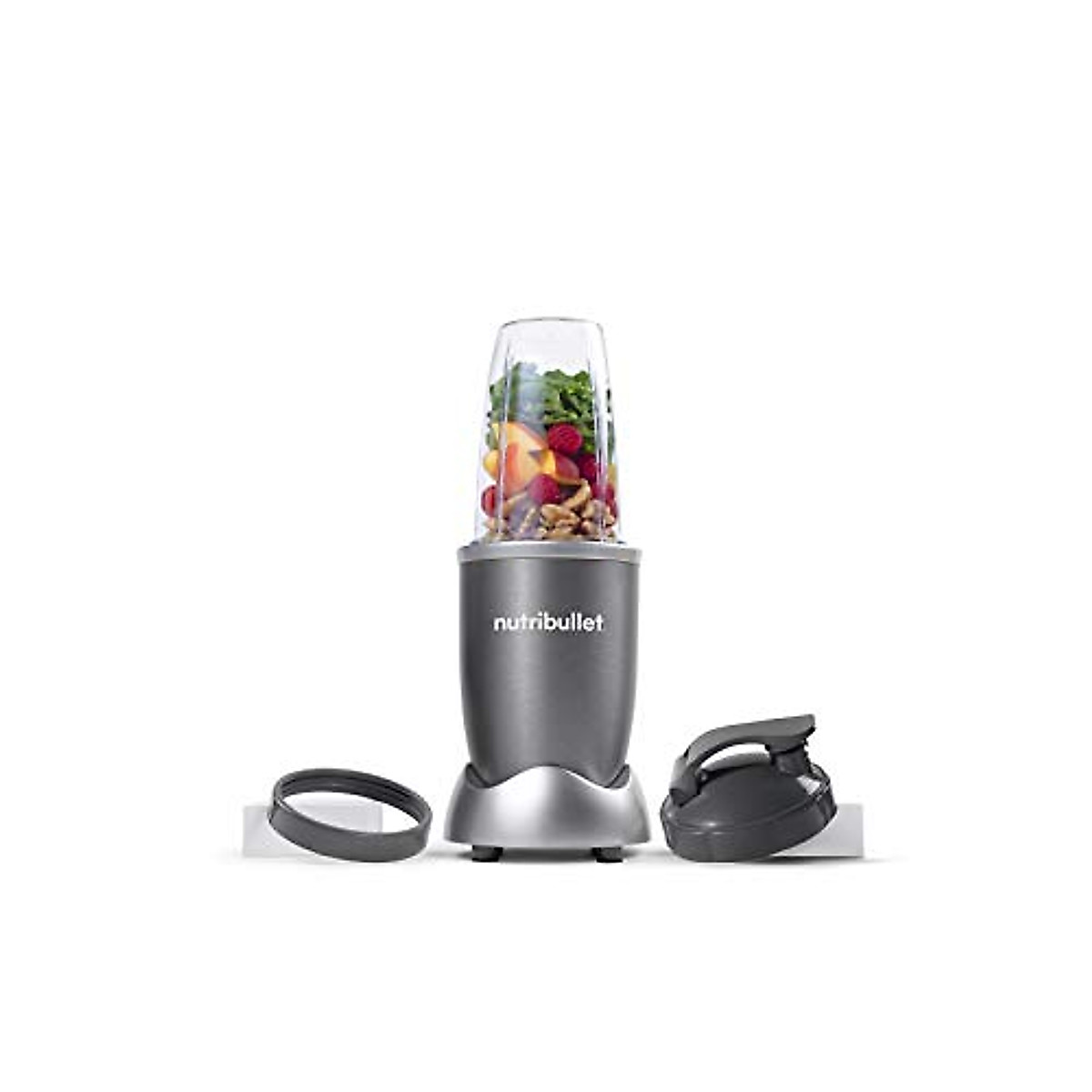 nutribullet Personal Blender for Shakes, Smoothies, Food Prep, and Frozen Blending, 24 Ounces, 600 Watt, Gray, (NBR-0601)