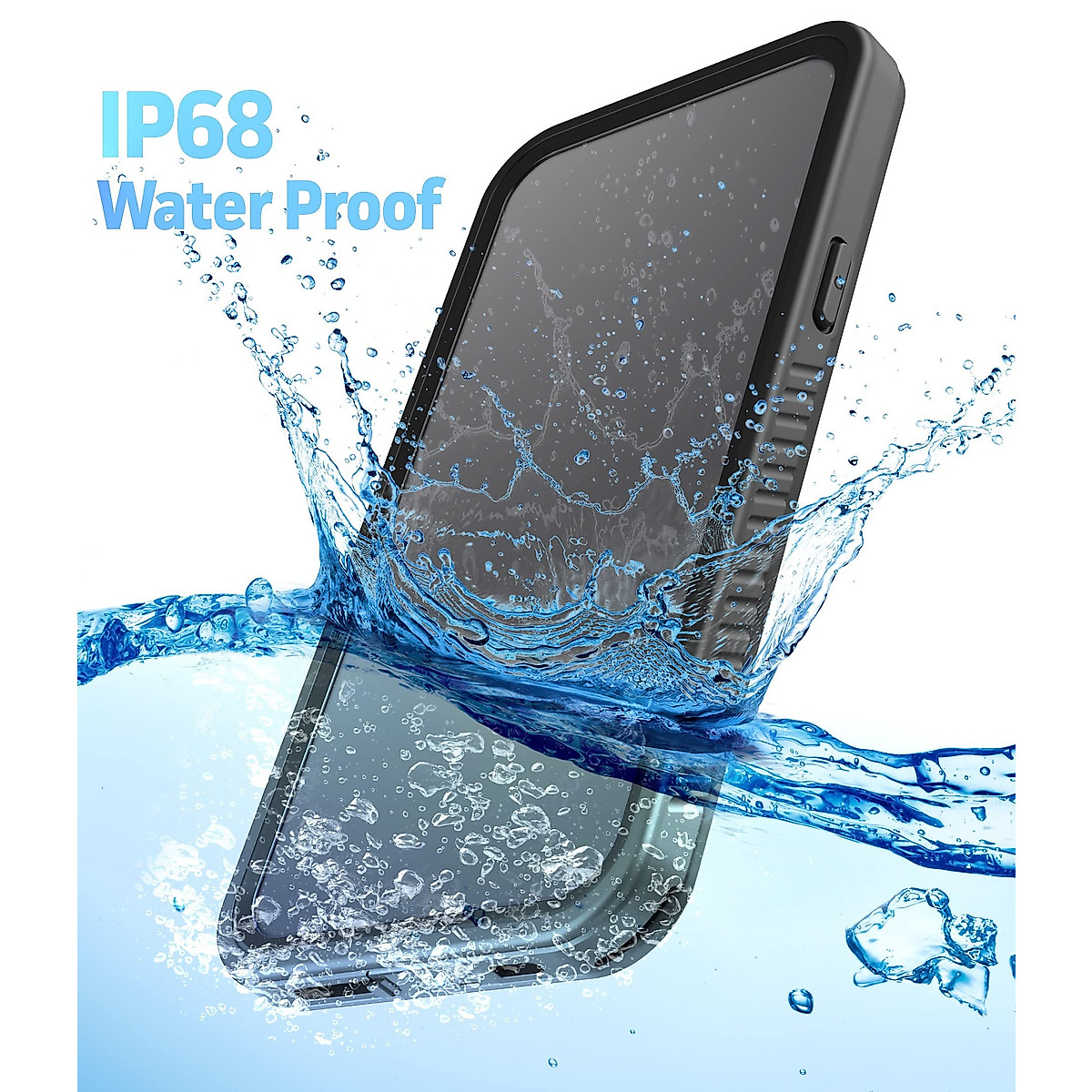 Encased Titan-X Designed for iPhone 14 Pro Max Waterproof Case Compatible with MagSafe and Belt Clip Holster (MIL-Spec Extreme Protection)