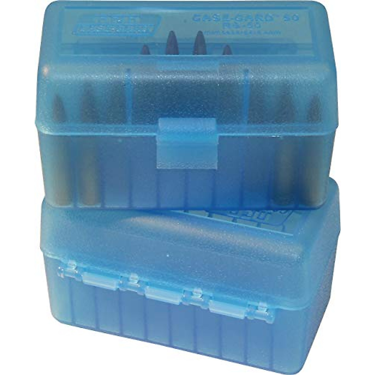 MTM 50 Round Rifle Ammo Box 17, 204, 223, 5.56x45, 6x47