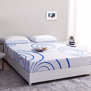 Coolsence 8 Inch Full Cool Gel Mattress/Bamboo Charcoal Memory Foam/Bed in A Box/CertiPUR-US Certified/Made in USA/Medium