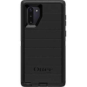 OtterBox Defender Series Rugged Case & Holster for Samsung Galaxy Note10 (Not Plus) OtterArmor Microbial Defense Technology - Retail Packaging - Black