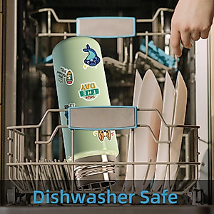 Sontanbao 98PCS Cute Water Bottle Stickers for Kids, Stickers for Water Bottles, Waterproof Stickers Vinyl Stickers Laptop Stickers Inspirational Stickers Pack