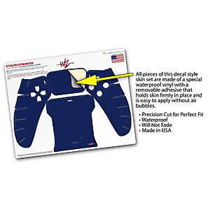WraptorSkinz Skin Wrap compatible with Sony PS5 DualSense Controller Solids Collection Navy Blue (CONTROLLER NOT INCLUDED)