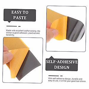 INOOMP 100 Pcs Finger Skateboard Sticker Foam Grip Tape for Fingerboards Skateboard Stickers Fingerboards Foam Grip Tape Nonslip Finger Tape Finger Stickers Non-Slip Foam Major