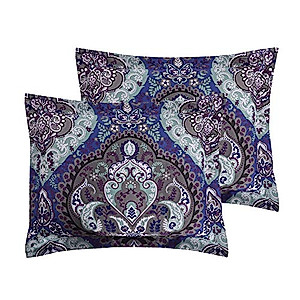 Modern Threads Cathedral 8-Piece Printed Reversible Bed in A Bag Full