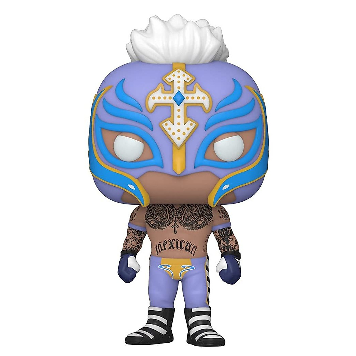 POP WWE: Rey Mysterio Funko Pop! Vinyl Figure (Bundled with Compatible Pop Box Protector Case) Multicolored 3.75 inches