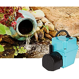 Little Giant 502103 300 GPH 115-Volt Manual Oil Filled Submersible Aluminum Direct Drive Submersible Pump, Blue, 2E-N