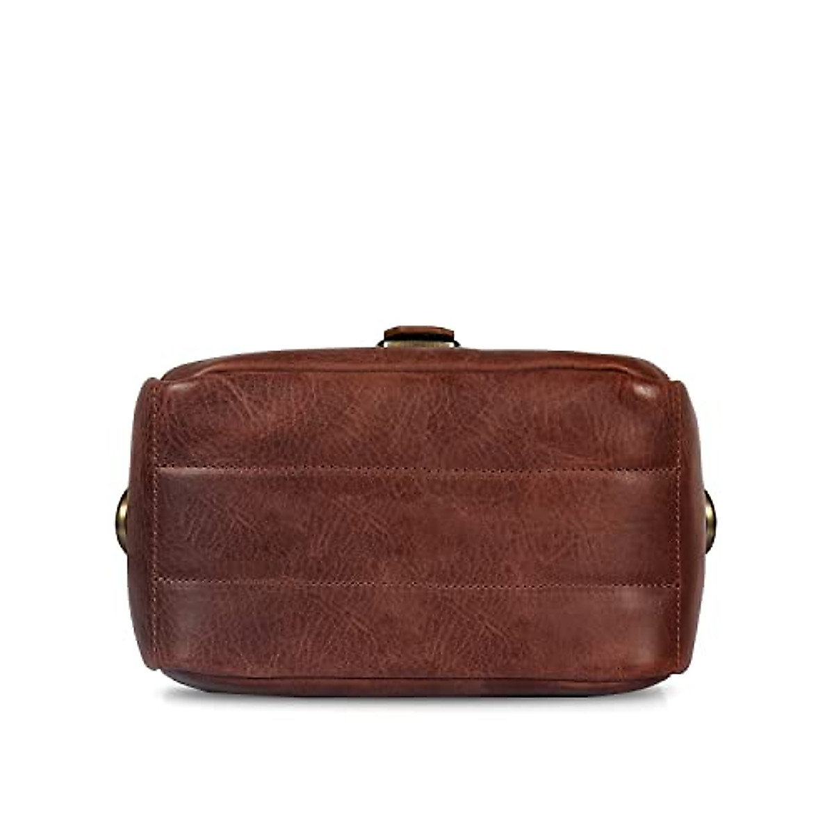 MegaGear Genuine Leather Camera Messenger Bag for Mirrorless, Instant and DSLR, Brown (MG1329)