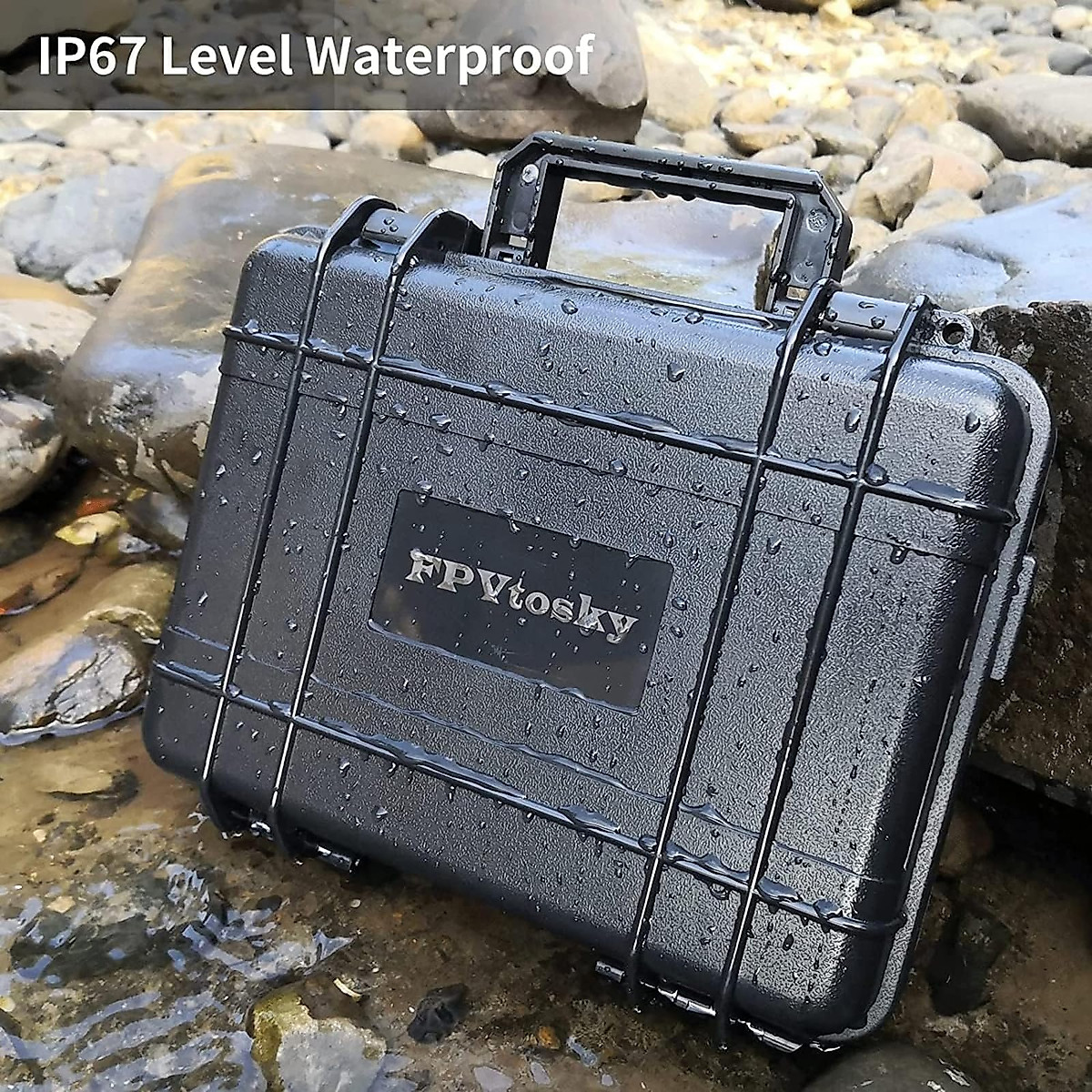 FPVtosky Hard Case for DJI Mini 3/Mini 3 pro,Waterproof Carrying Case for DJI Mini 3 Series with DJI RC Controller,DJI Mini 3/DJI Mini 3 Pro Accessories, (Does not support DJI Mini 4 Pro)