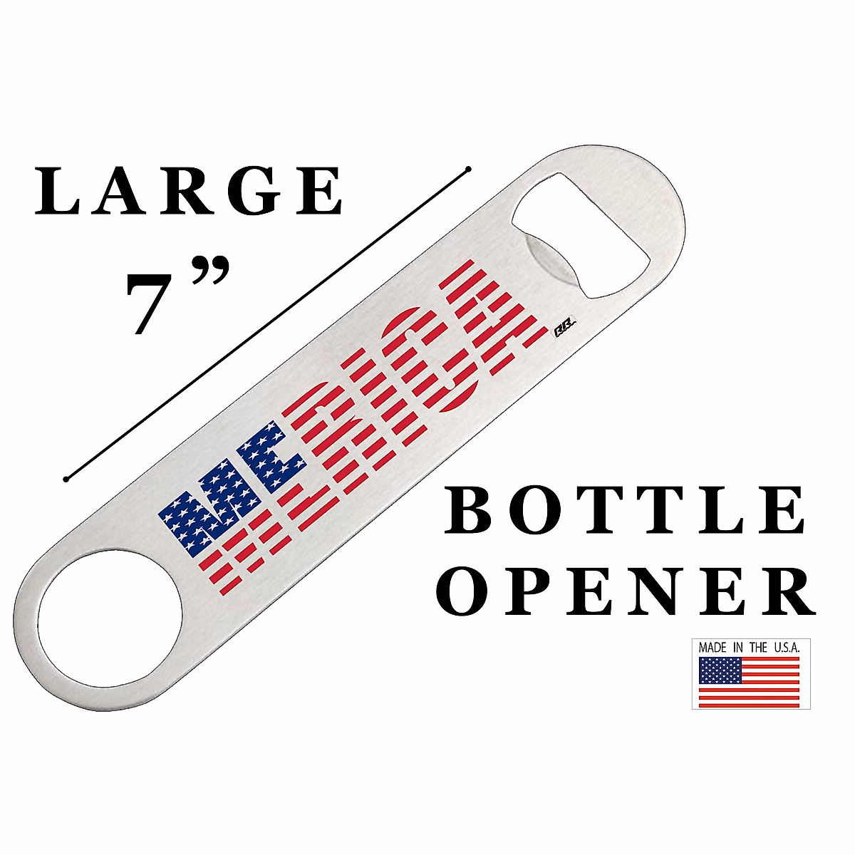 Funny Merica USA Flag Speed Bottle Opener Heavy Duty Gift Patriotic United State Of America US