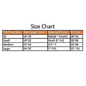 RGPros Knitted Half Sole Toe Shoes Socks for Professional Rhythmic Gymnastic Competition or Ballet Dance (S, 1 Pair)