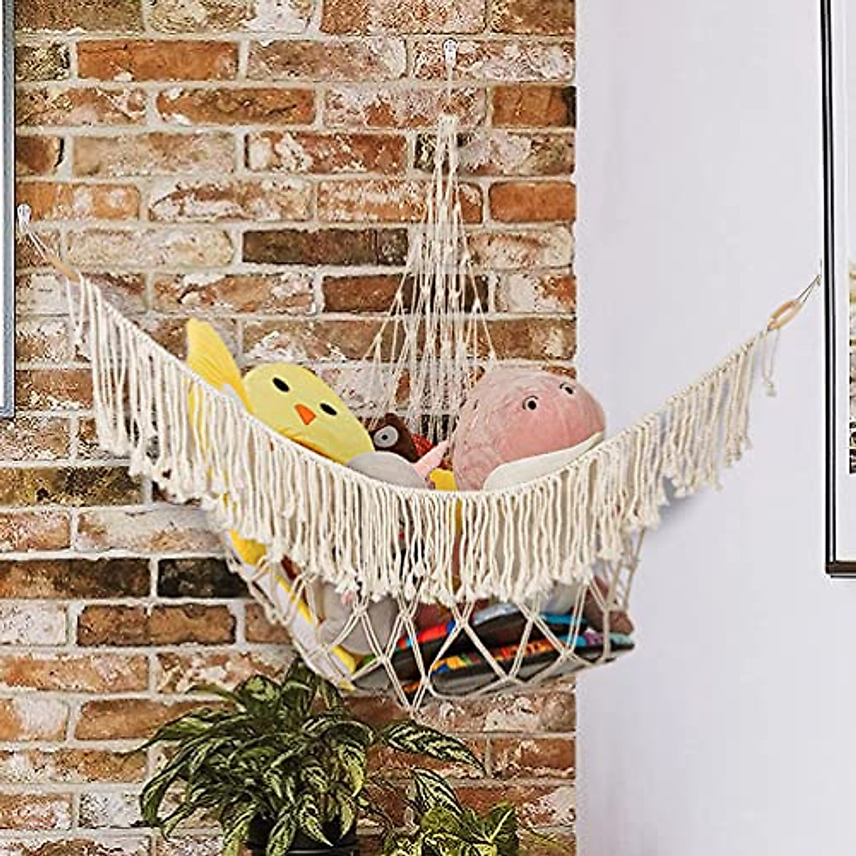 BESPORTBLE Stuffed Animals Toys Toys Toys Stuffed Animal Toy Hammock Toy Organizer Storage Net Plush Toys Holder Hanging Corner Net for Keeping Rooms Clean Toys Toys Toys Exercise Ball