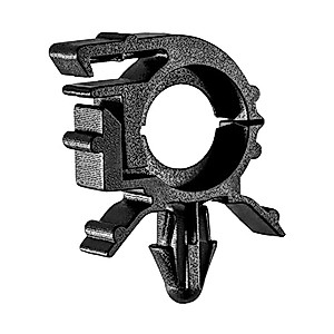 Woodzdon 30 Pcs 1/2" OD 11/32" ID Wire Loom Routing Clip Retainer for GM 8911473 for Auveco 14544 Black Nylon Convoluted Conduit Wiring Harness for Buick for Cadillac for Chevrolet for GMC for Pontiac