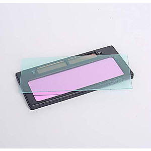 2-Pack Solar Auto-Darkening welding mask Filter Lens, automatic darkening horizontal filter, welding front cover mask goggles lens, 3/11， 4-1/4"X 2"