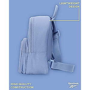 Reebok Women's Backpack - Sydney Lightweight Mini Shoulder Purse - Casual Gym Bag for Kids, Teens, and Adults, Size One Size, Stormy Peri