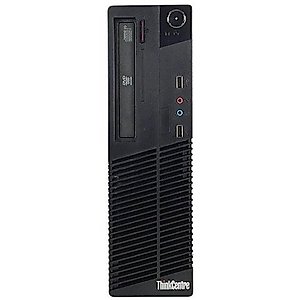 Lenovo IBM Thinkcentre M82 Business Premium Desktop PC Small Form Factor SFF, Intel Qual Core i5 up to 3.6Ghz CPU, 16GB DDR3 RAM, 3TB HDD, DVD, Windows 10 Professional (Renewedd)