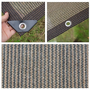 Abrotain Fence Privacy Screen Balcony Sun Shade Cloth 6'6"x9'9" 80% Shade Fabric Outdoor Patio Screens Mesh Panels Apartments Railing Cover UV Protection for Backyard Garden Porch Deck