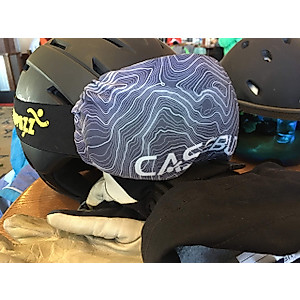 CASEBUDi Goggle Cover for Ski Snowboarding Motocross Paintball or Any Other Goggles (Topo)