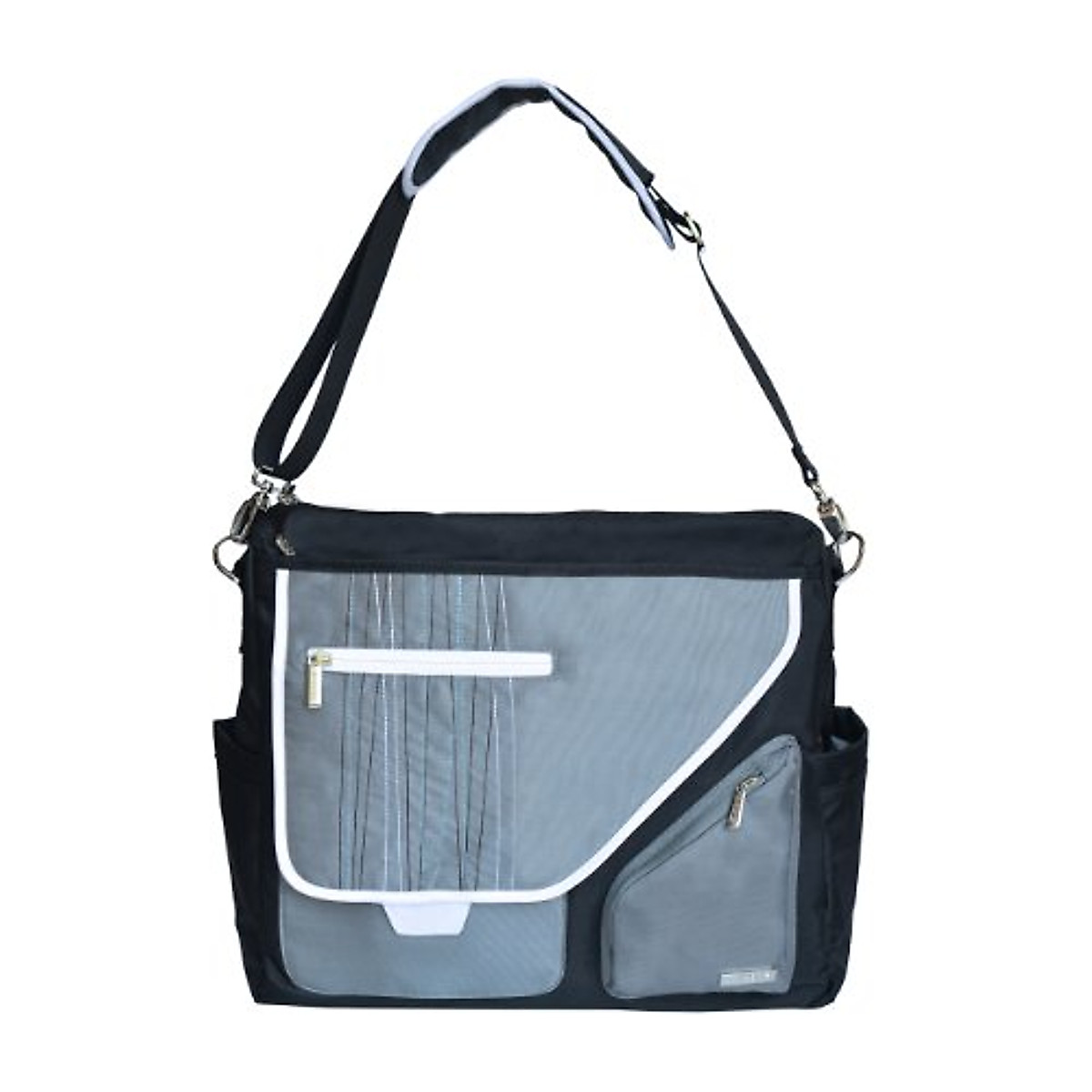 JJ Cole Metra Diaper Bag, Black Stitch
