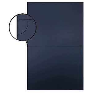 Better Office Products 25 Pack Navy Blue Certificate Holders, Diploma Holders, Document Covers with Gold Foil Border, for Letter Size Paper, 25 Count, Blue