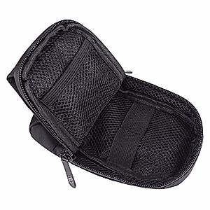 FIREDOG Smell Proof Bag, Odor Proof Pouch Dog Tested Mini Stash Crossbody Bags for Travel Storage (Black)