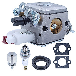 Adefol Carburetor Kit for Husqvarna 340 345 350 353 Chainsaw for Jonsered CS2141 CS2145 CS2147 CS2150 CS2152 Replaces ZAMA C3-EL18