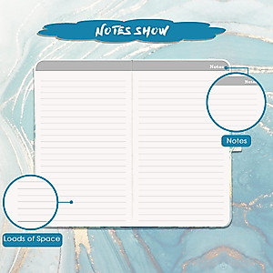 2023-2026 Pocket Planner/Calendar - Jul 2023 - Jun 2026, 3 Year Monthly Planner 2023-2026, 6.3" × 3.8" Calendar Planner, 61 Note Page, 2 Bookmarks, Pen Loop, Inner Pocket, Perfect Organizer for Purse