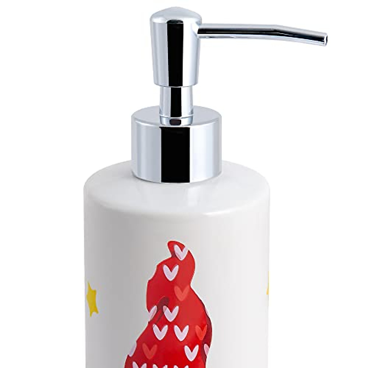 Allure Home Creation Holiday Gnomes 4-Piece Ceramic Bathroom Accessory Set