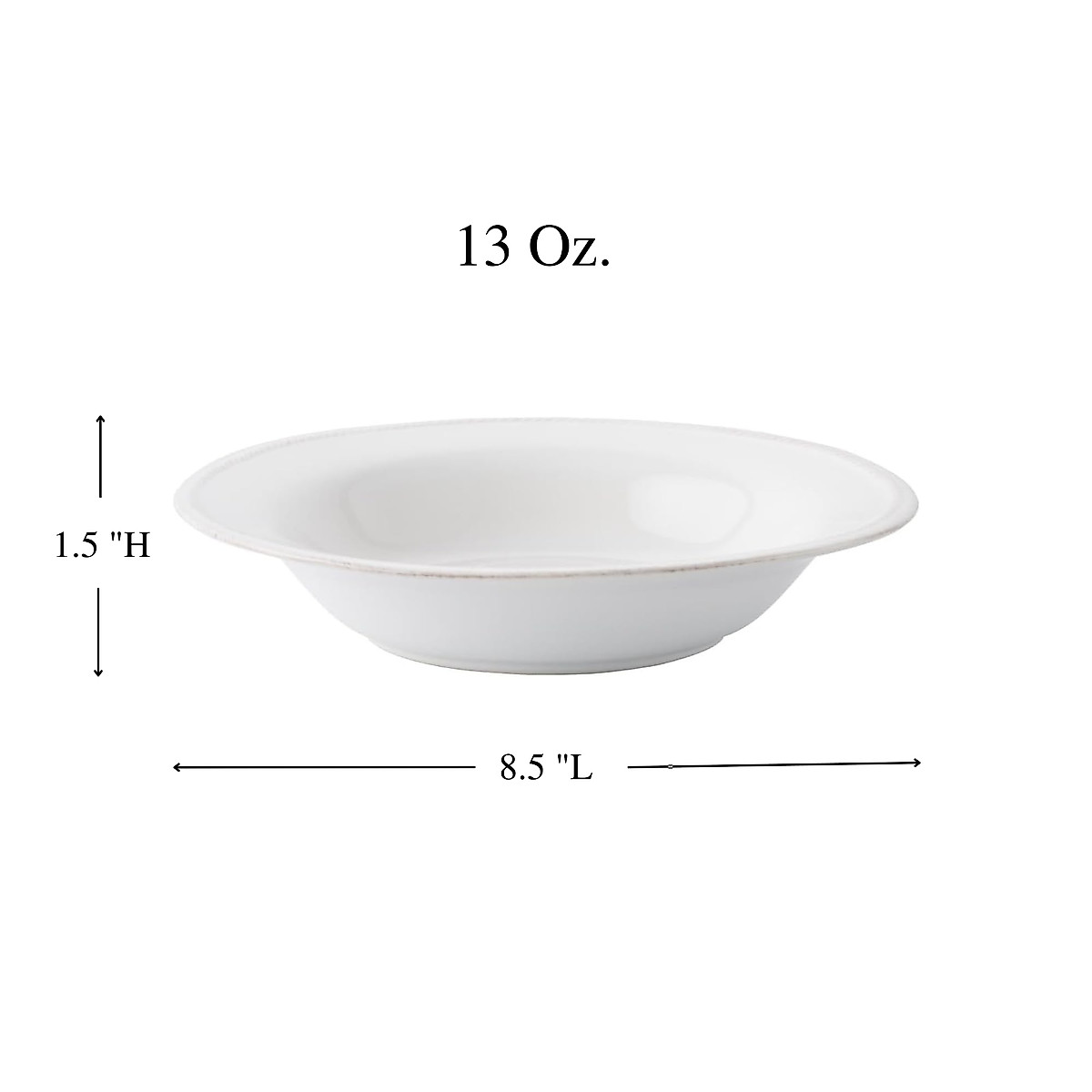 Juliska Berry & Thread Rimmed Soup Bowl - Whitewash