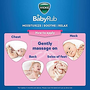Vicks BabyRub Soothing Vapour Ointment for Babies (25 ml - 0.85 oz) Made in India