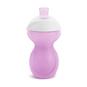 Munchkin® Click Lock™ Bite Proof Sippy Cup, 9 Ounce, 2 Pack, Pink/Purple