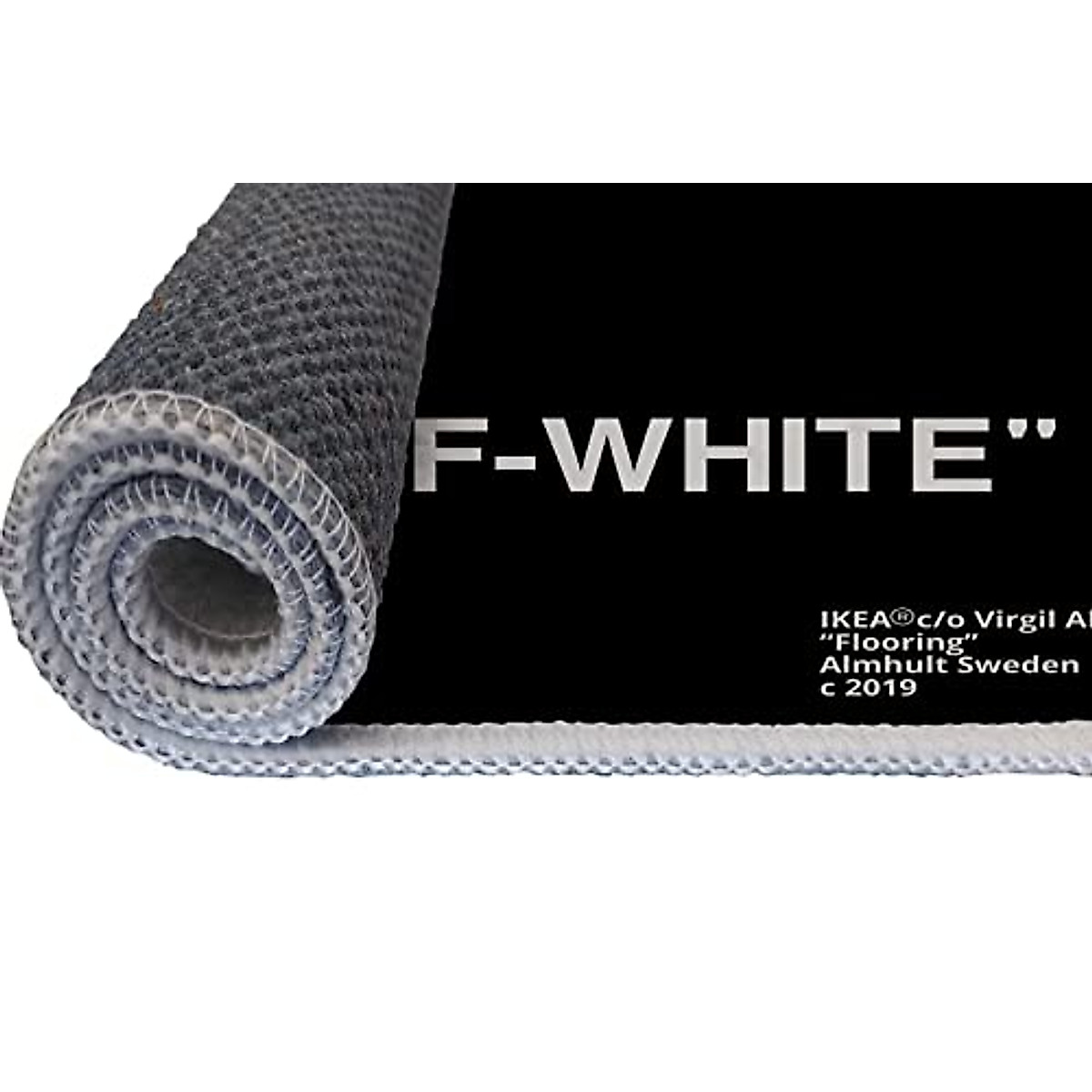 Keep Off, Popular Rug, Home Decor Rug, Themed Rug, Office Carpeting, Black and White Rug e721 (2.6x3.9 feet - 80x120 cm)