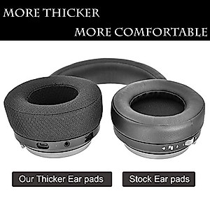 Upgrade Virtuoso XT Thicker Earpads - Cushion Compatible with Corsair Virtuoso RGB Wireless SE Gaming Headset, Breathable Ear pad, High-Density Noise Cancelling Foam，Added Thickness (Fabric Thicker)