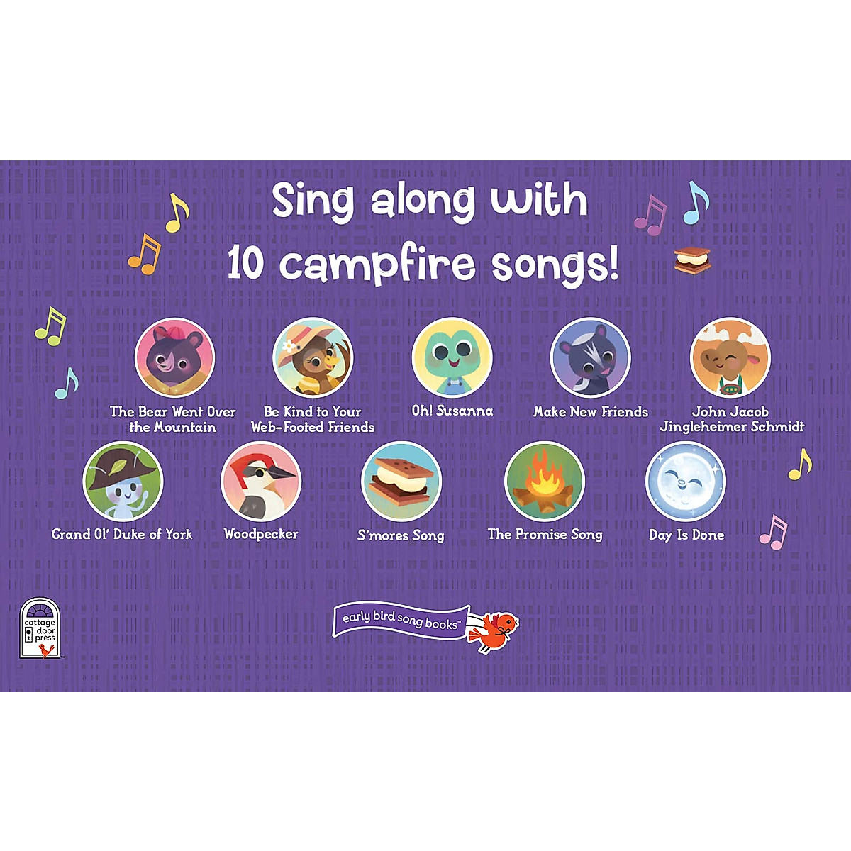 Campfire Songs : 11-Button Interactive Children's Sound Book (Early Bird Song) (Early Bird Song, 11B)