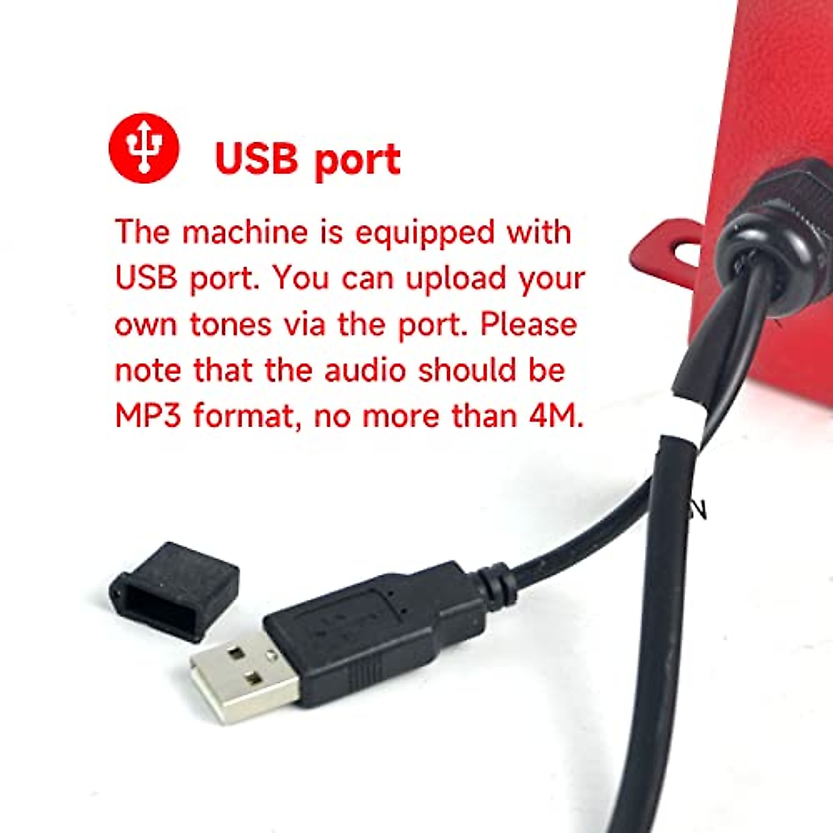 YASONG SLA-05B Model Industrial Alarm Siren, 0-130dB 12 Horn Tones Switchable, AC110V-120V 45W High Power for Noisy Environment Emergency Alarm Range of 100-150 Meters - Fire Tornado Alarm
