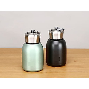 Stainless Steel Water Bottle, Mini Vacuum Insulated Water Bottle Leakproof Vacuum Flask for Women Kids Sport Tumbler Cup Hot and Cold Coffee Travel Mug 10 OZ