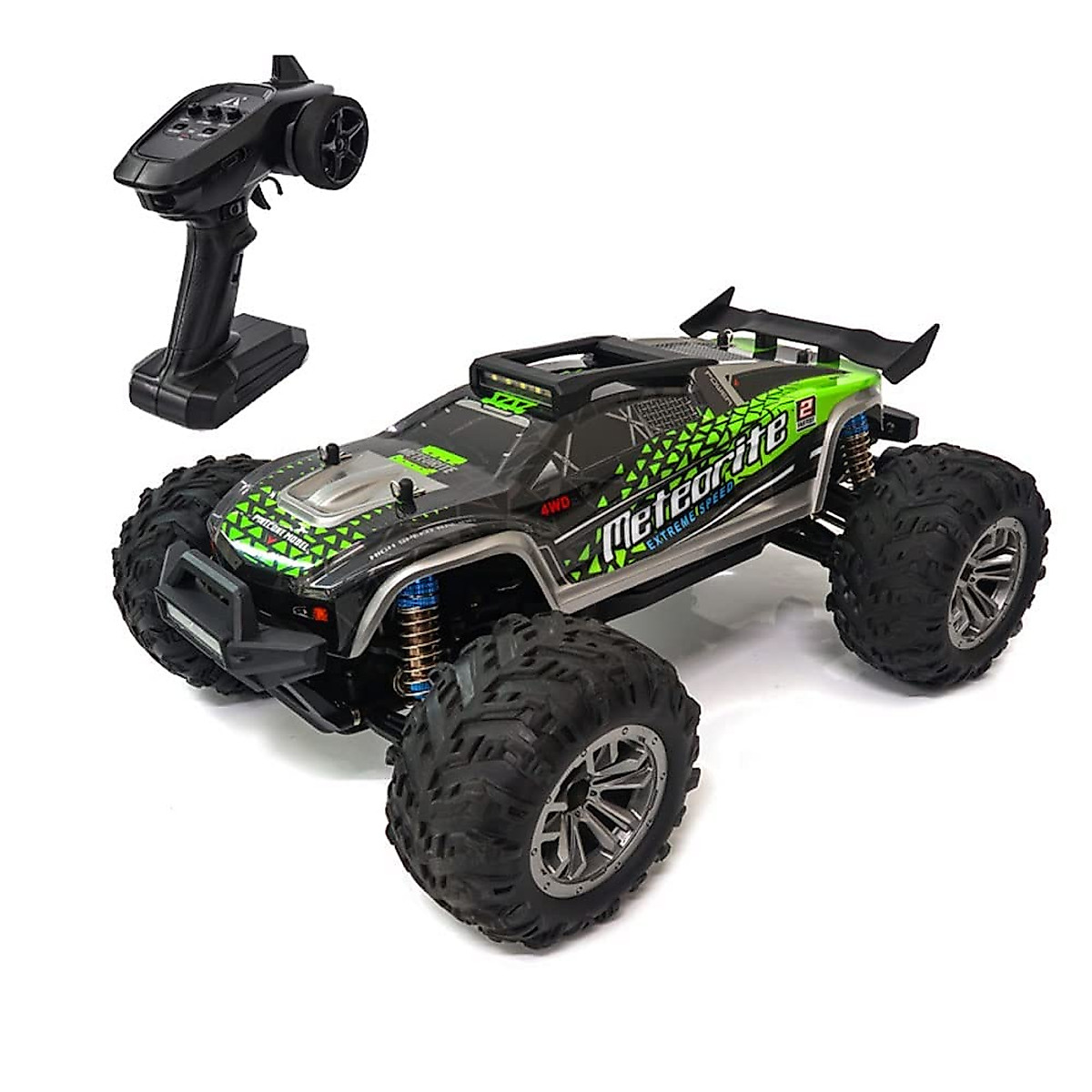 QIYHBVR RC Cars Remote Control Car for Boys 2.4 GHZ 40KM/H High Speed Racing Car, 1:12 RC Trucks 4x4 Offroad with Lights, Electric Rock Crawler Toy Car Gift for Kids Adults Girls