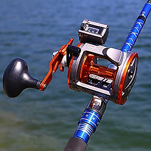 Sougayilang Line Counter Trolling Reel Conventional Level Wind Fishing Reel-Thunder LS II 3000R-Right Handed