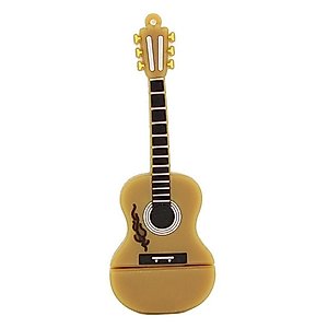 Relkin Cute USB Cartoon Thumb Flash Drive Memory Stick Pen Drive Novelty Gift Guitar 4GB