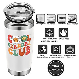 Grandma Gifts - Christmas Gifts for Grandma, Grandma Birthday Gifts - Gifts for Grandma from Granddaughter, Grandson, Grandkids, Grandchildren - Gifts Ideas for Grandma, Grandmother - 20 Oz Tumbler