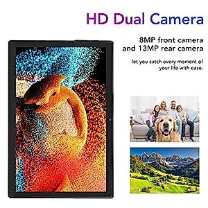 10.1in Tablet, Tablet Computer High Definition Screen 3200 X 1440 for Reading (Silver)