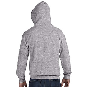 Gildan Adult Fleece Zip Hooded Sweatshirt, Style G18600 Purple X-Large